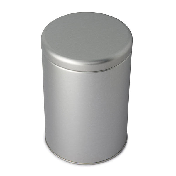 Shop Matte Silver Cylinder Plastic Ring Tin Online | Australia