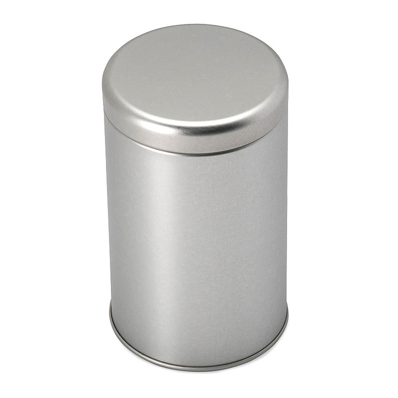 Shop Matte Silver Small Cylinder Plastic Ring Tin Online | Australia